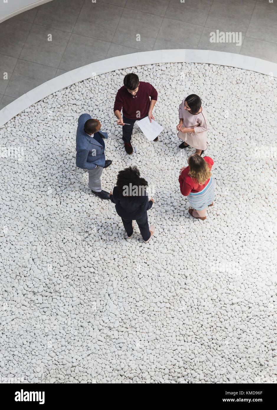 Group people in courtyard hi-res stock photography and images - Alamy