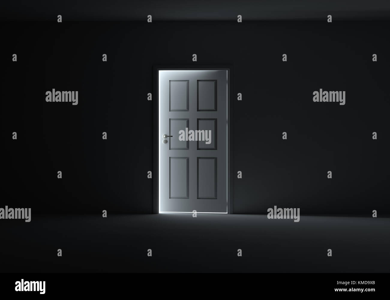 Open door with bright light Stock Photo - Alamy