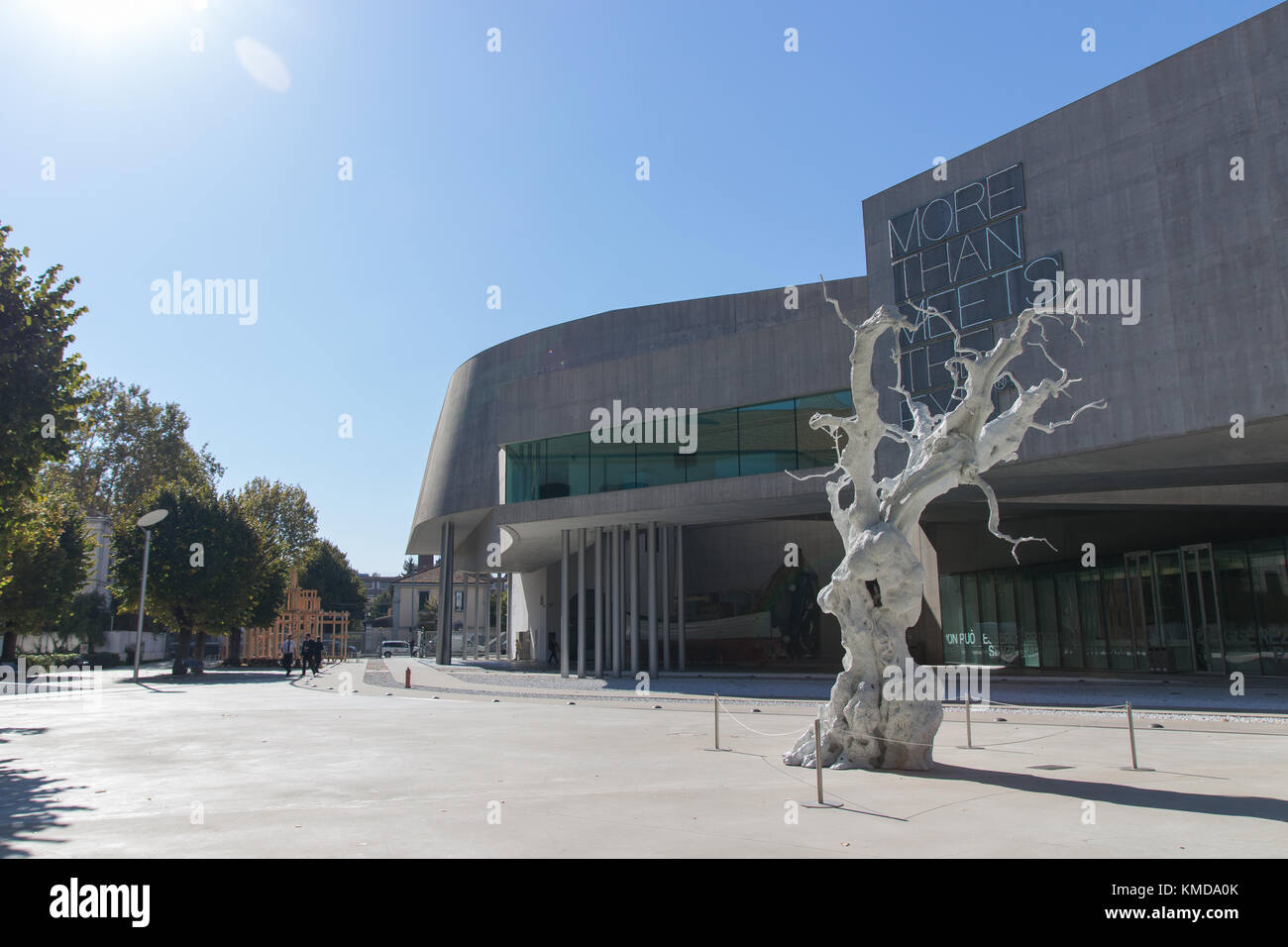 ROME - ITALY, October 13, 2017: External view of the Maxxi National ...