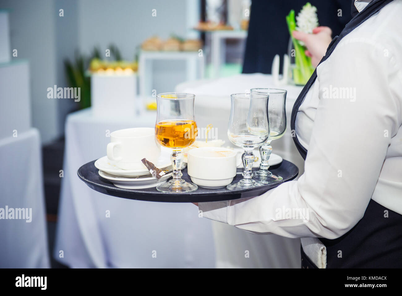 Catering Tray Waiter Service Food Stock Photos & Catering Tray Waiter ...