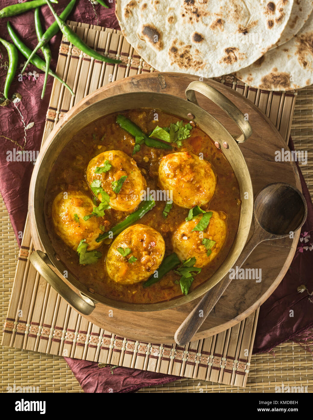 Eggs masala. Egg curry. India Food Stock Photo - Alamy