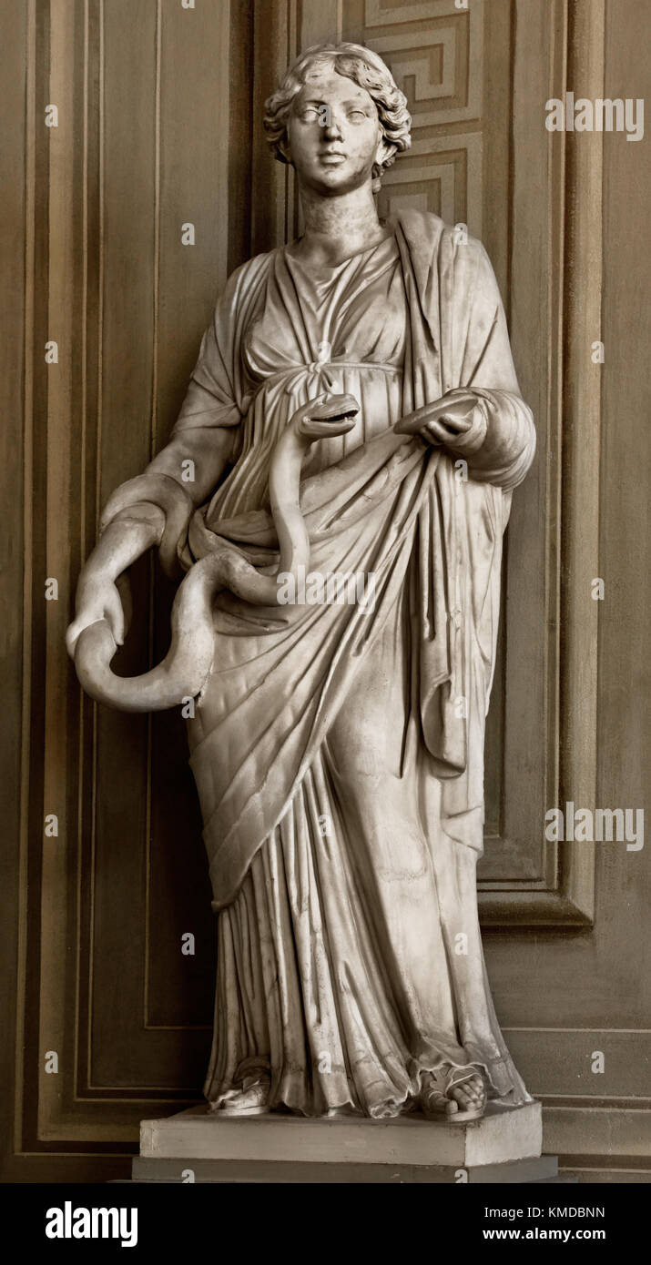 Statue of hygeia greek goddess of health hi-res stock photography and ...
