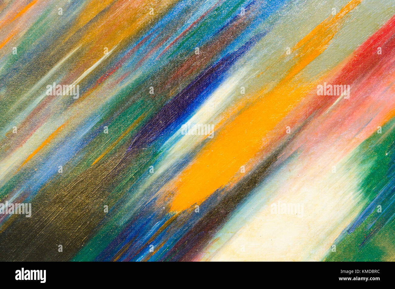 Small and large watercolor smears on canvas, rainbow colors Stock Photo ...