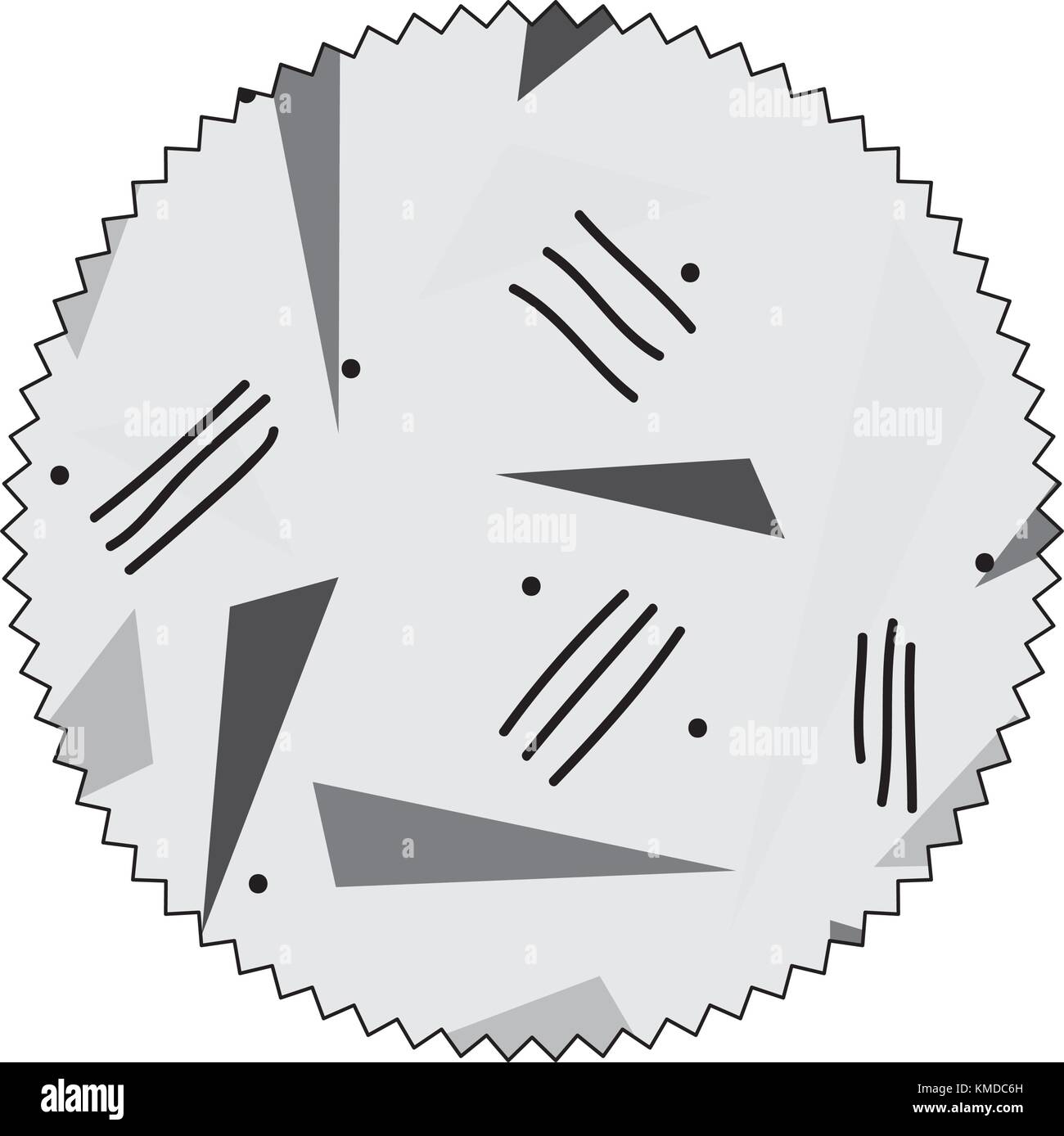 grayscale circle with style geometric figure background Stock Vector Image & Art - Alamy