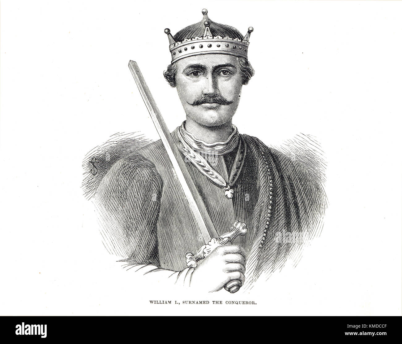 King William I, William the Conqueror, 1035-1087, reigned 1066-1087 ...