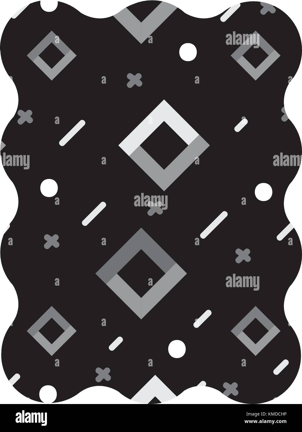 contour grayscale rectangle with graphic geometric style background ...