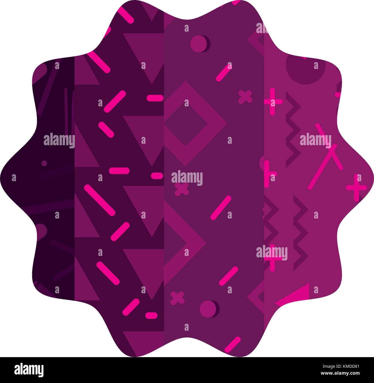 color star with graphic style abstract background Stock Vector Image ...