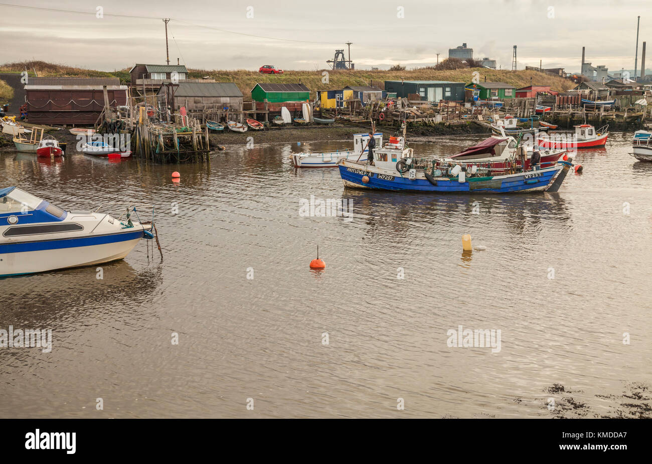 Paddys Hole harbour at Redcar,England,UK Stock Photo - Alamy