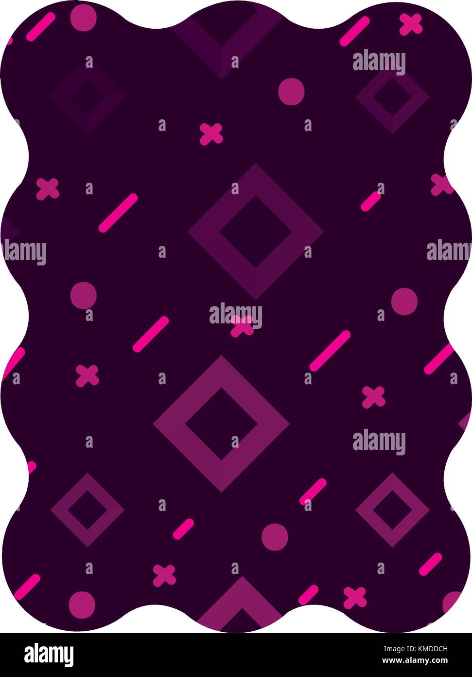 color rectangle with graphic geometric style background Stock Vector ...