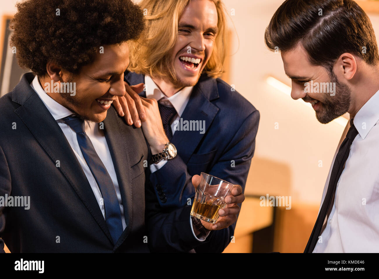 businessmen drinking whiskey in bar Stock Photo - Alamy