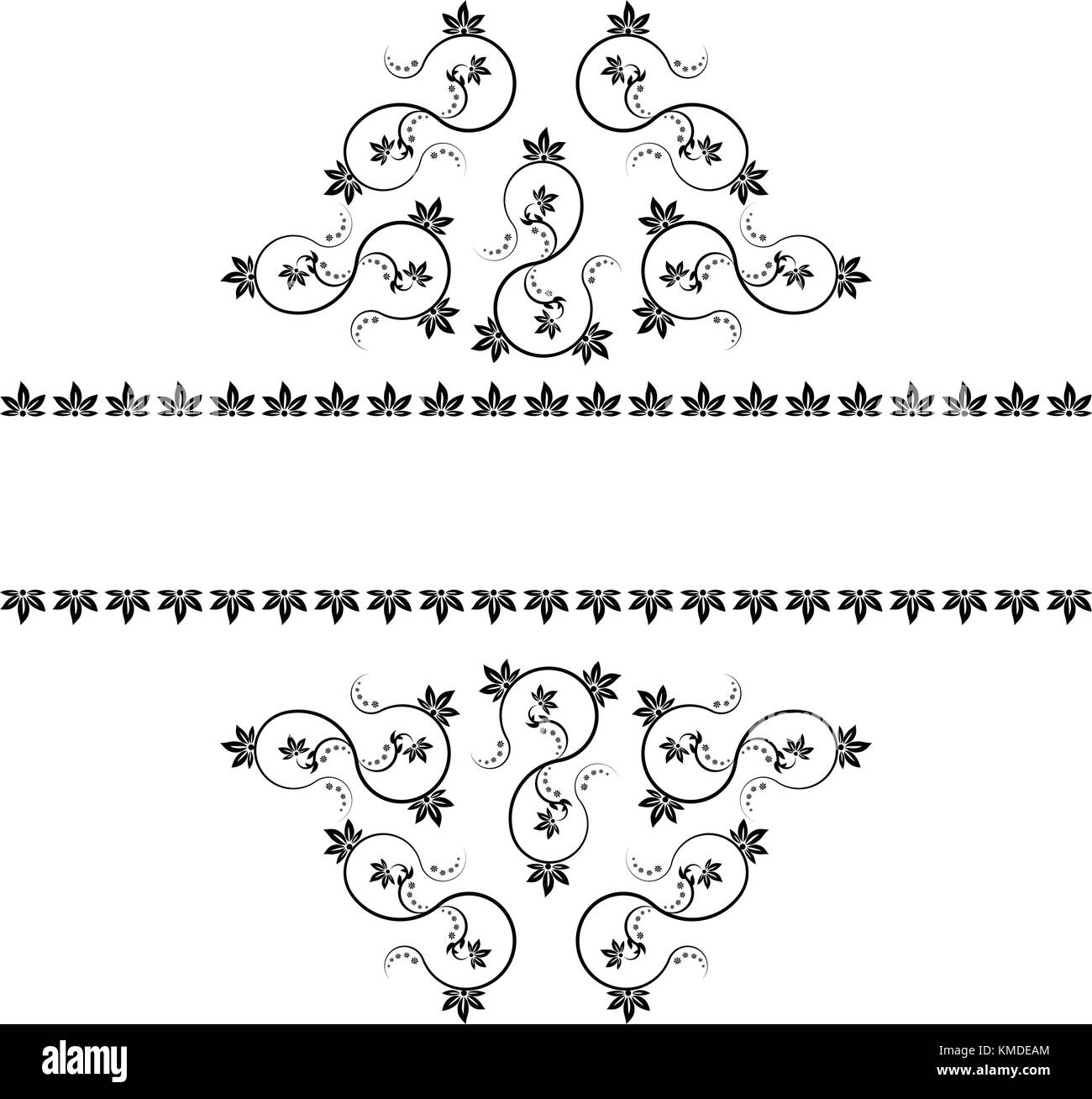 Monogram silhouette Cut Out Stock Images & Pictures - Alamy