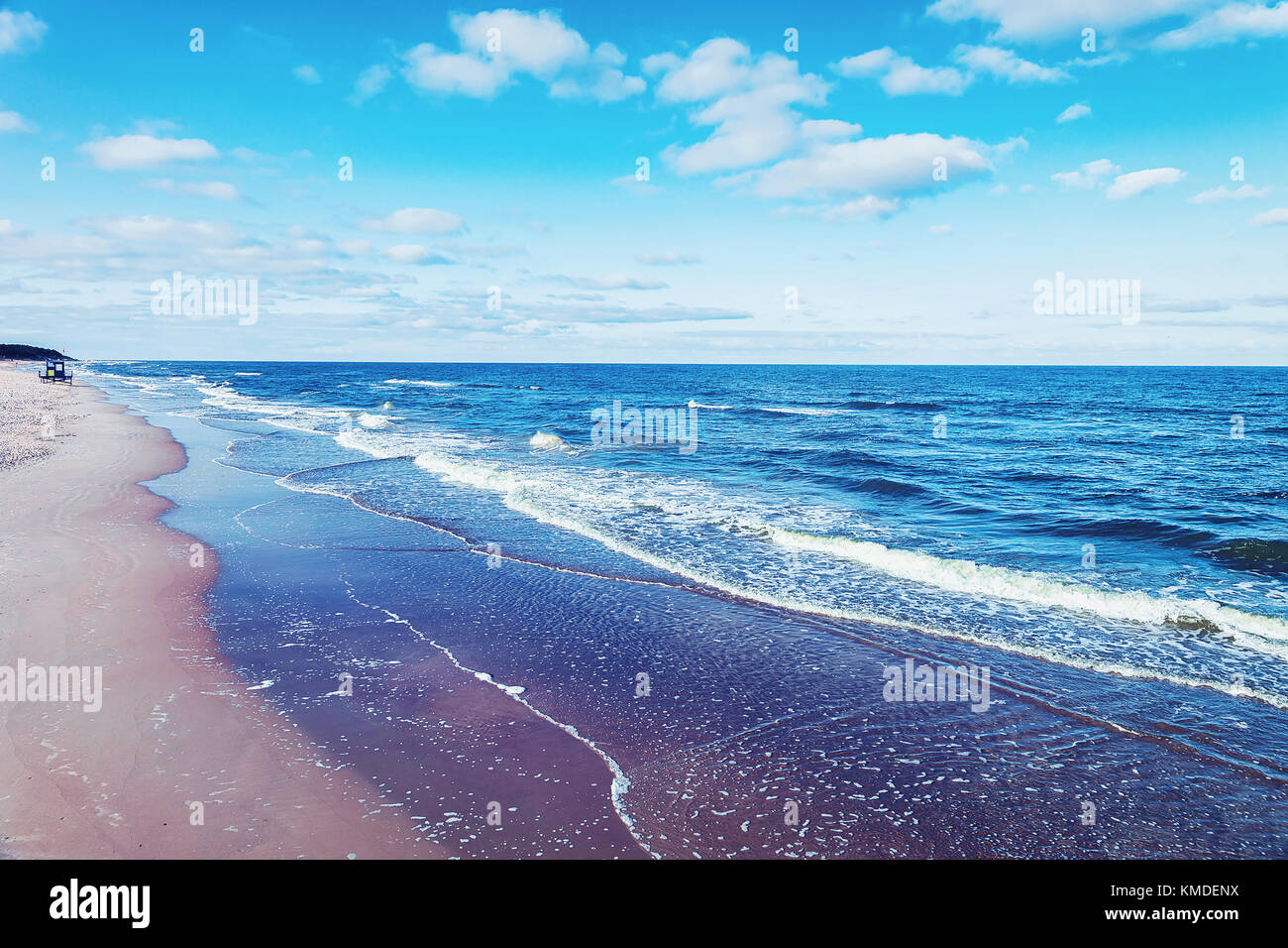 Baltic Sea and the beach at Palanga resort, Lithuania Stock Photo - Alamy