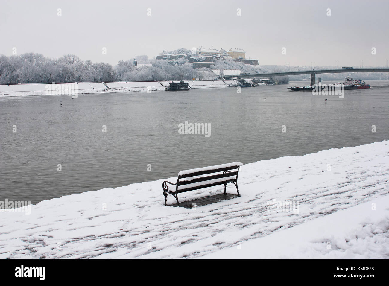 View along danube river hi-res stock photography and images - Alamy