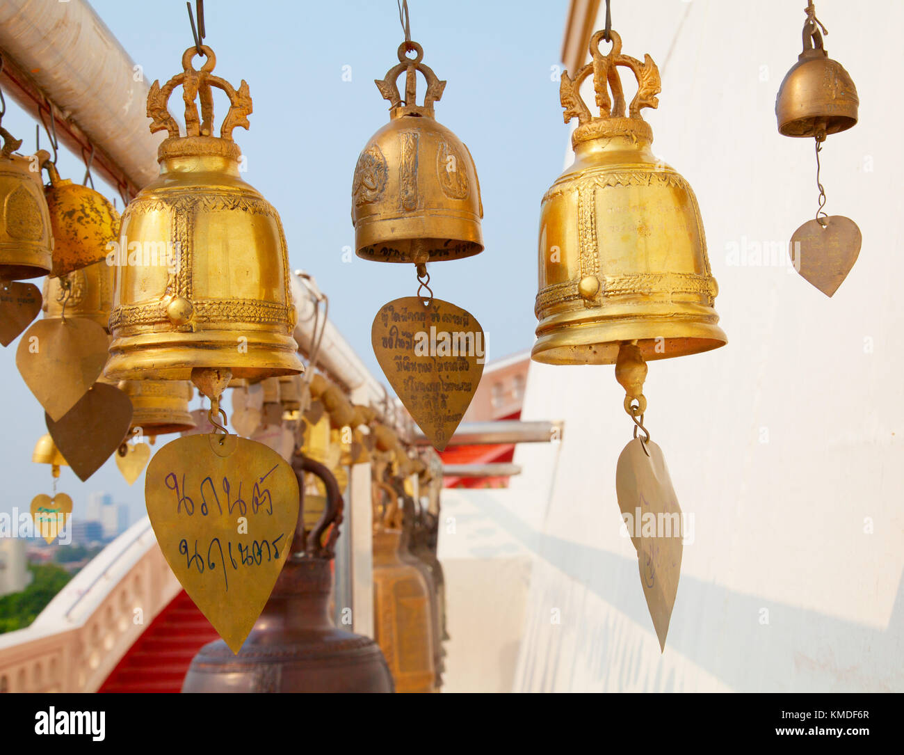 Famous Wat Saket (Golden Mount) temple in Bangkok, Thailand Stock Photo - Alamy