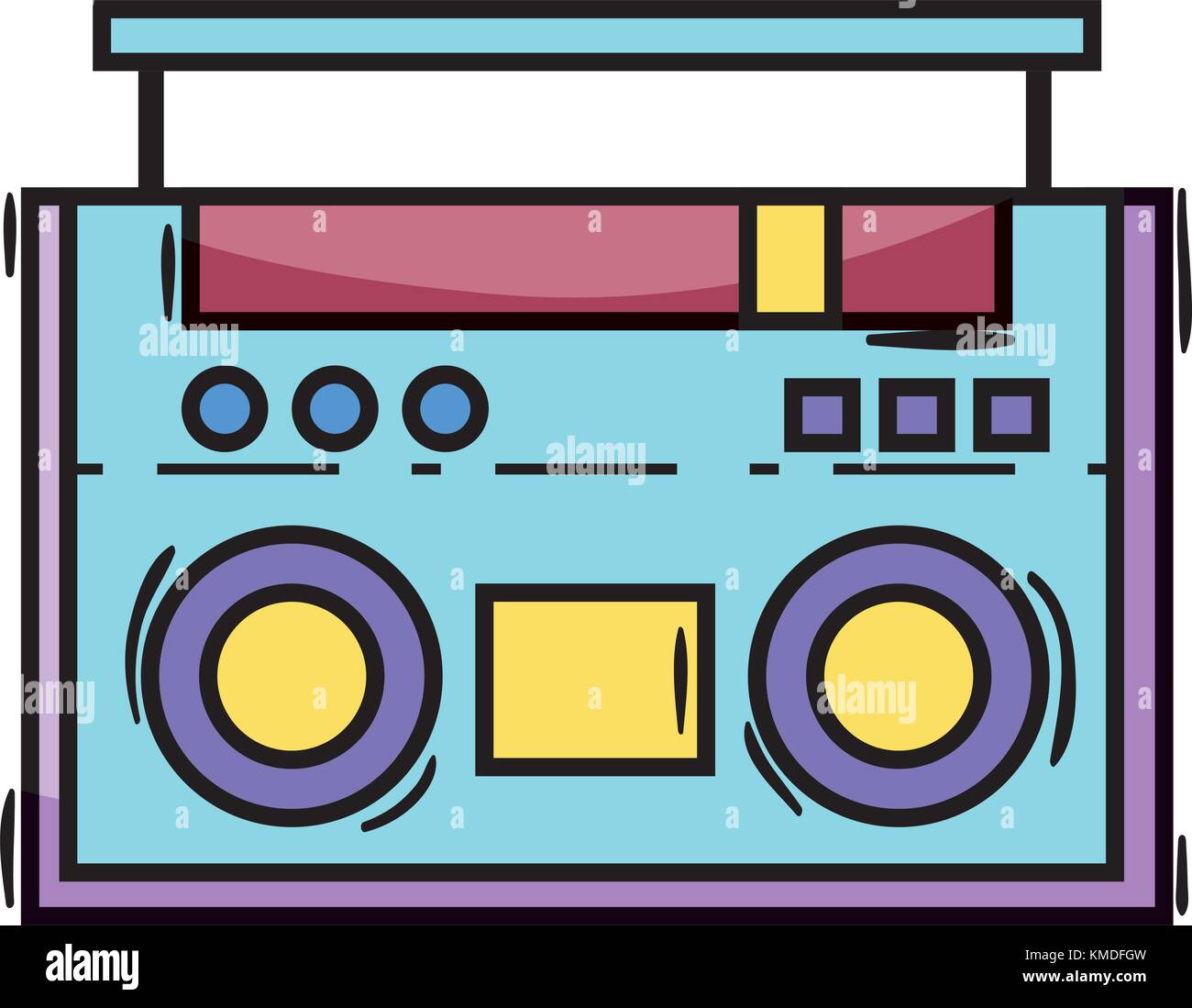 radio object technology to listen music Stock Vector Image & Art - Alamy
