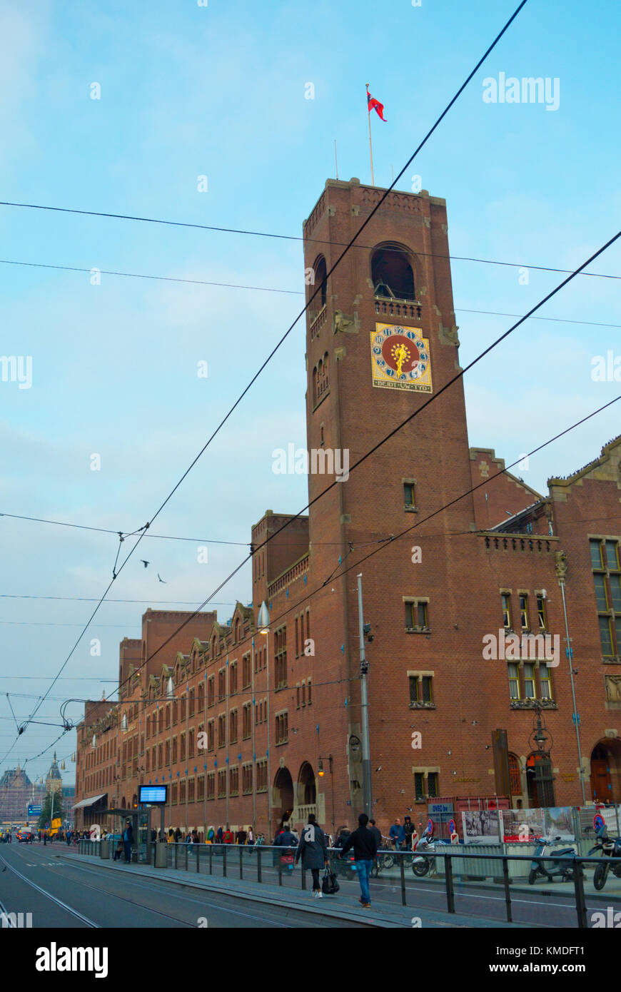 Beurs van Berlage, former stock exchange building, Damrak street ...
