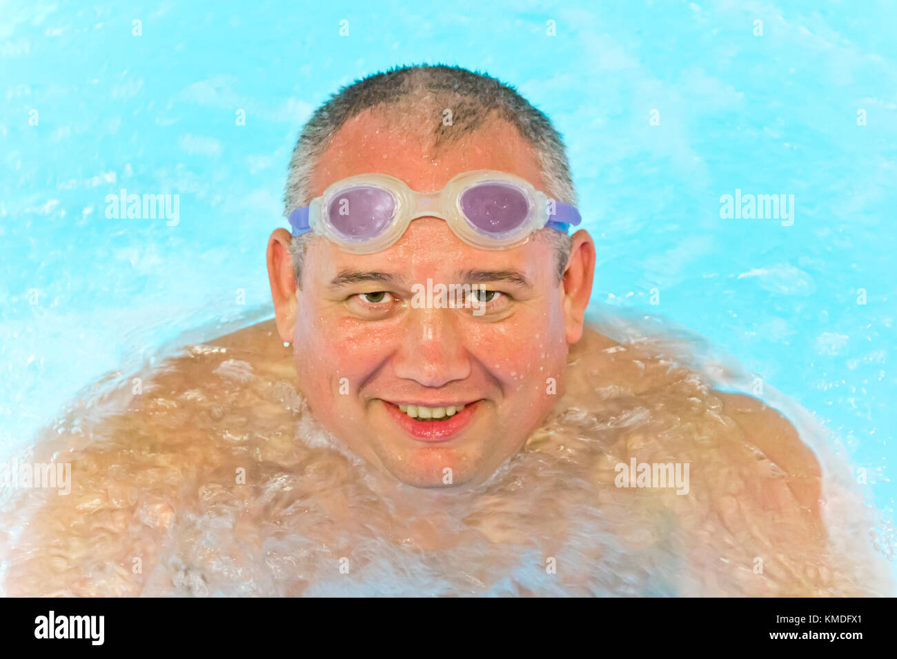 Overweight Man In Swimming Pool Stock Photos & Overweight Man In ...