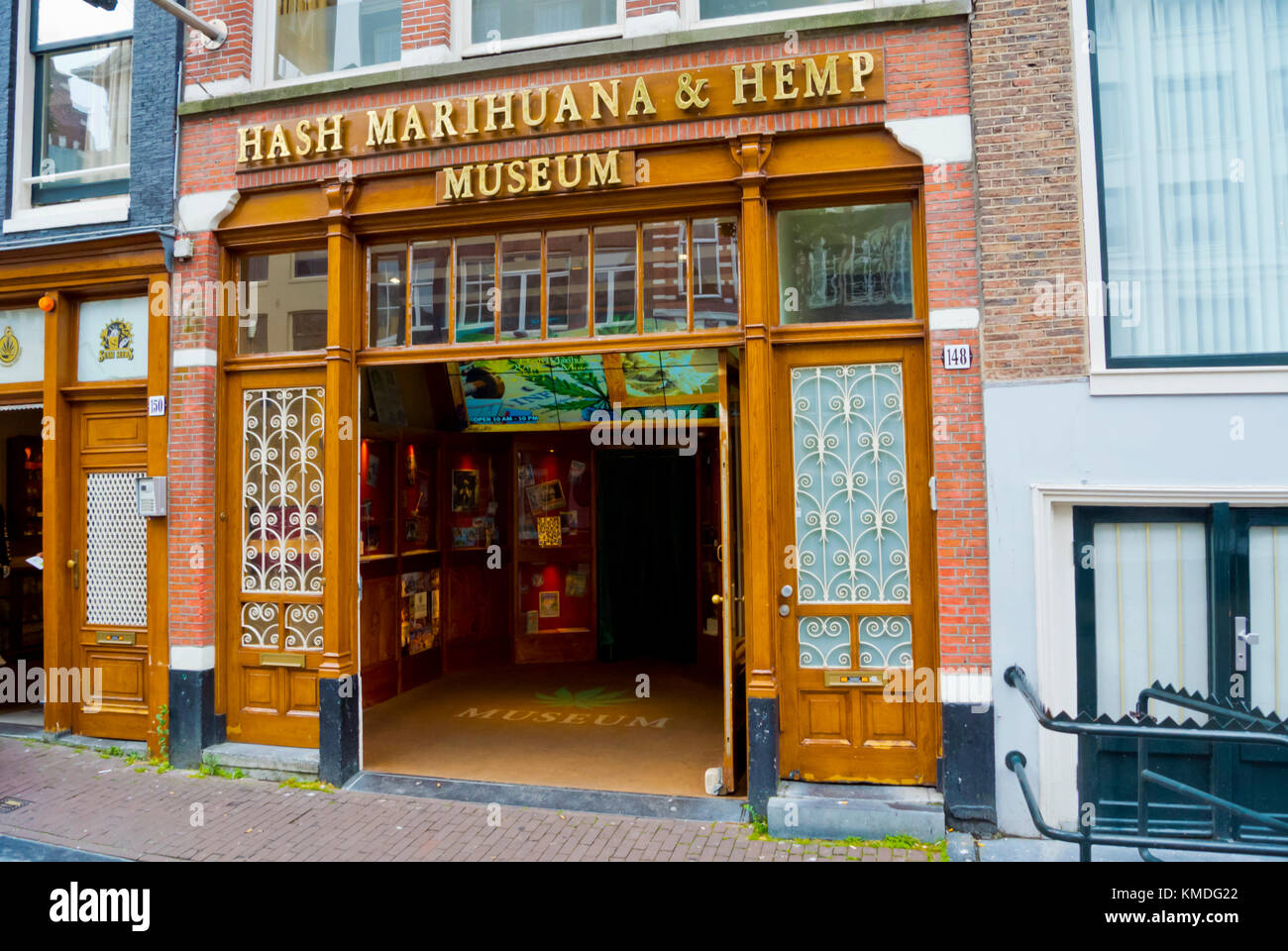 Hash, marihuana and hemp museum, red light district, Amsterdam, The ...