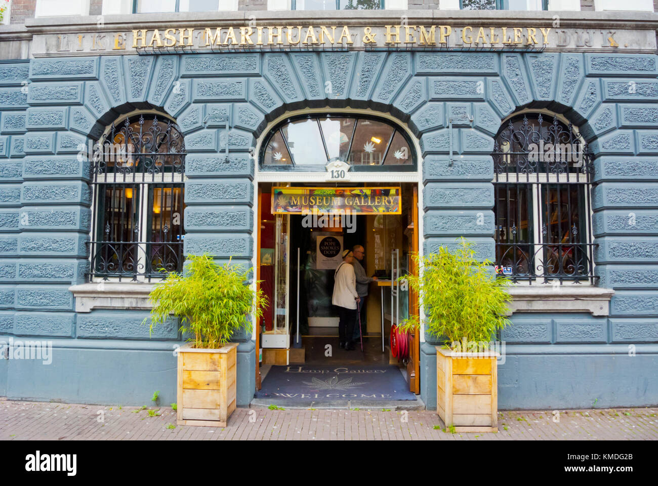 Hash, marihuana and hemp gallery, red light district, Amsterdam, The ...