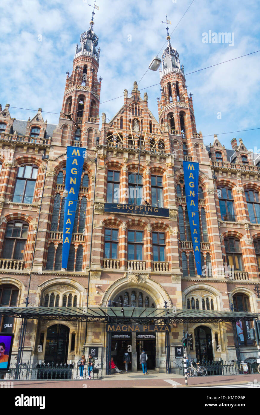 Magna Plaza shopping centre, Amsterdam, The Netherlands Stock Photo - Alamy