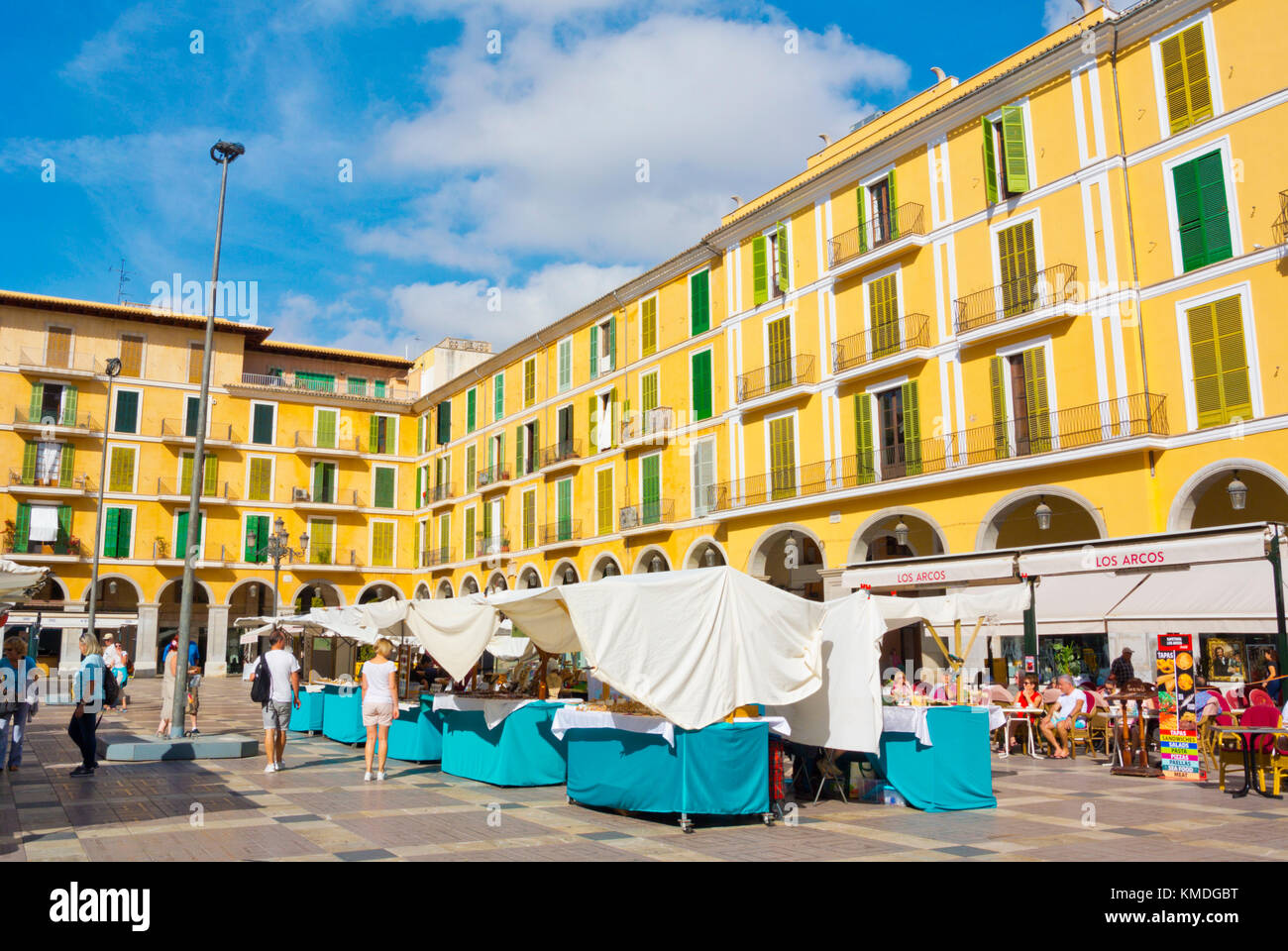 Placa Major, Palma, Mallorca, Balearic islands, Spain Stock Photo - Alamy