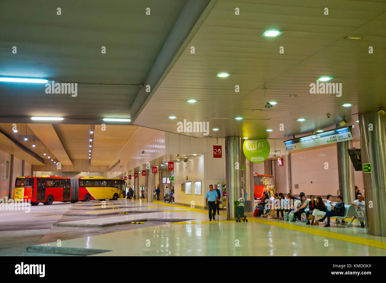 Estacio Intermodal, long distance underground bus station, Palma ...