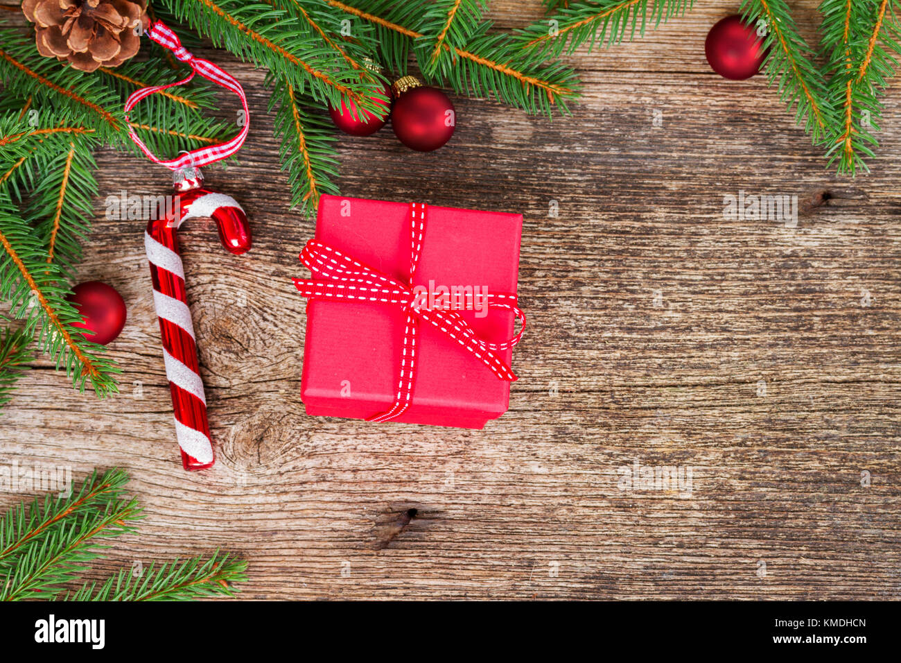 Christmas flat lay styled scene Stock Photo - Alamy