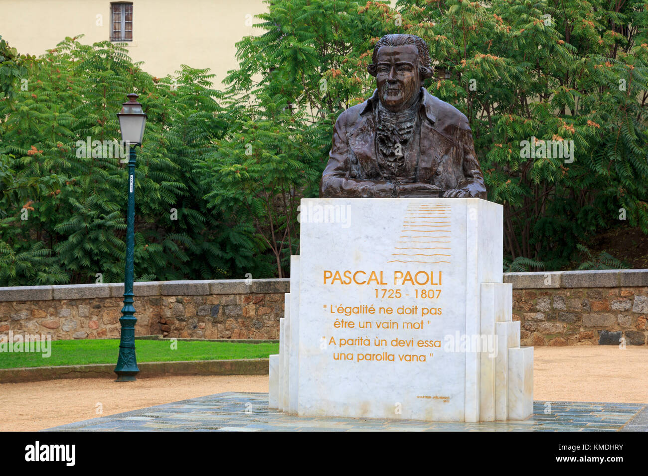 Pascal paoli statue hi-res stock photography and images - Alamy
