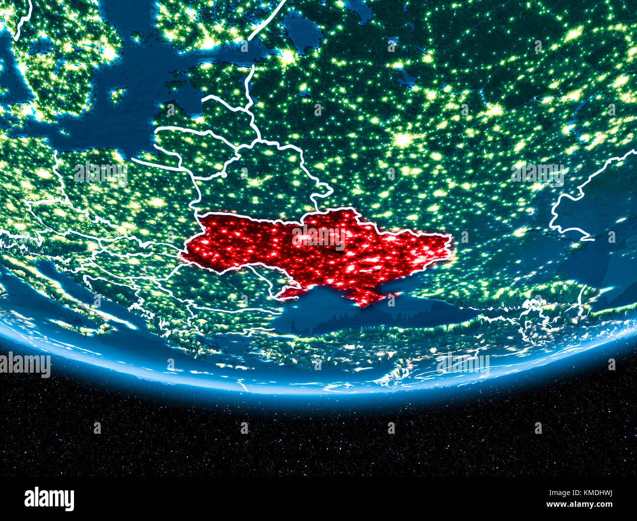 Map ukraine borders cities 3d hi-res stock photography and images - Alamy