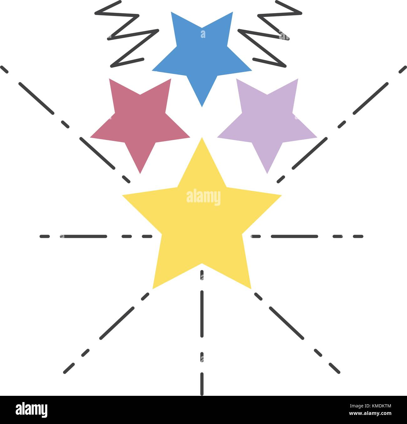 colorful shiny stars art to sky design Stock Vector Image & Art - Alamy