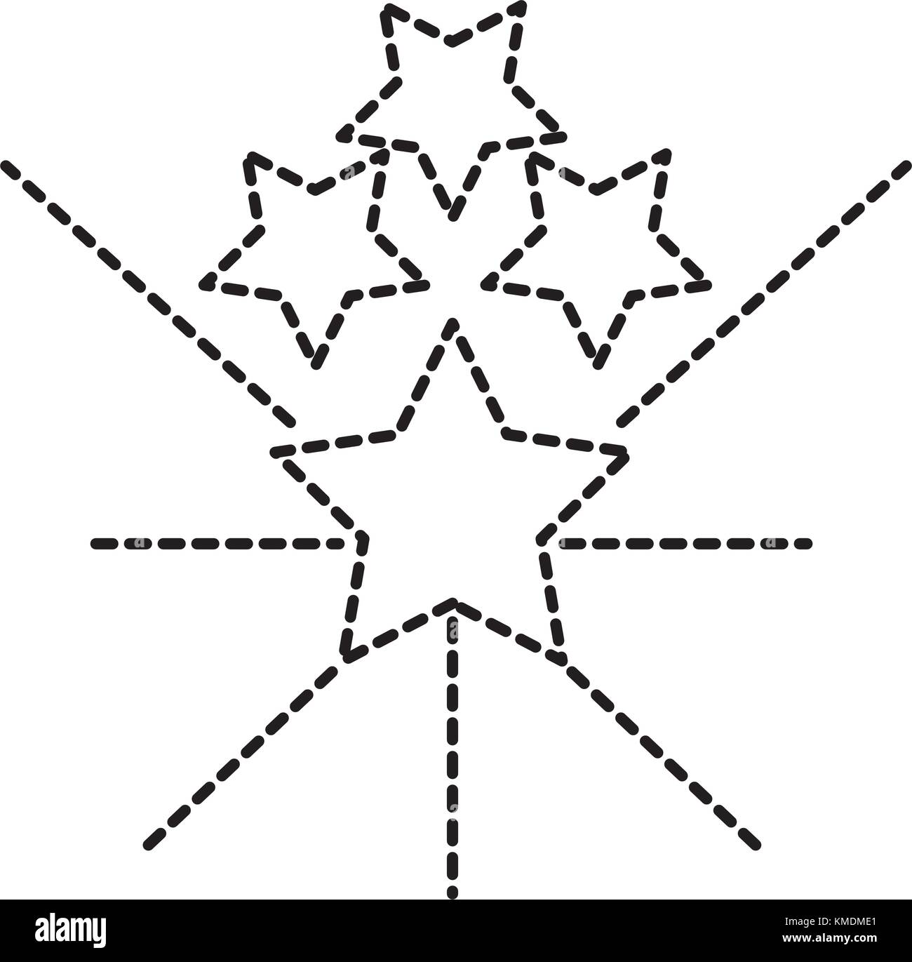 dotted shape shiny stars art to sky design Stock Vector Image & Art - Alamy