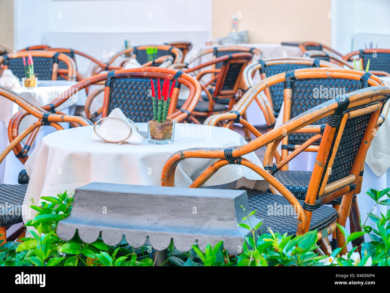 Street restaurant on Capri Island, Italy Stock Photo - Alamy