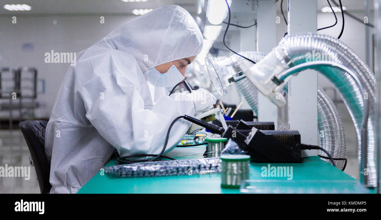 scientists working in laboratory Stock Photo - Alamy