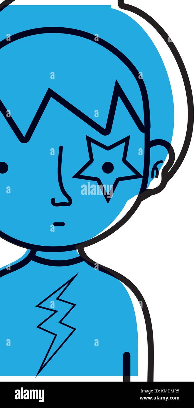 Boy in tattoo Stock Vector Images - Alamy