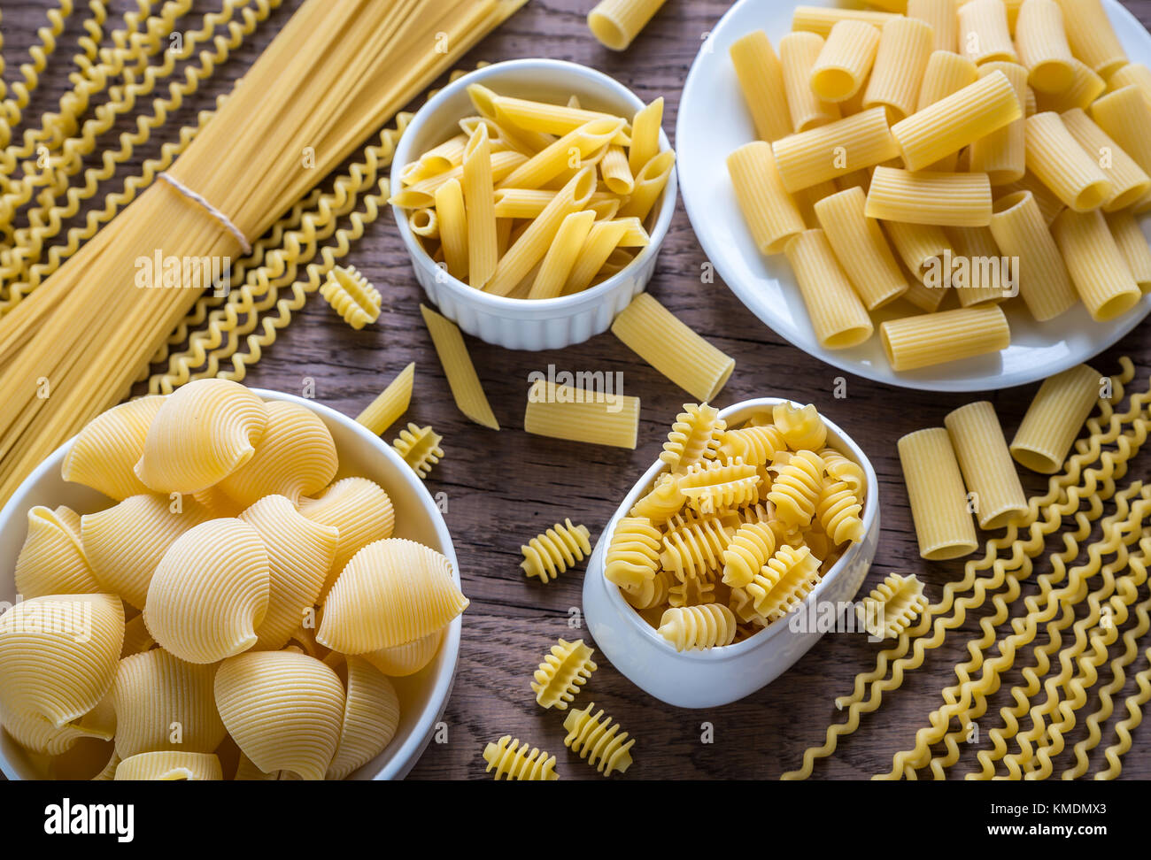 Long pasta different types hi-res stock photography and images - Alamy
