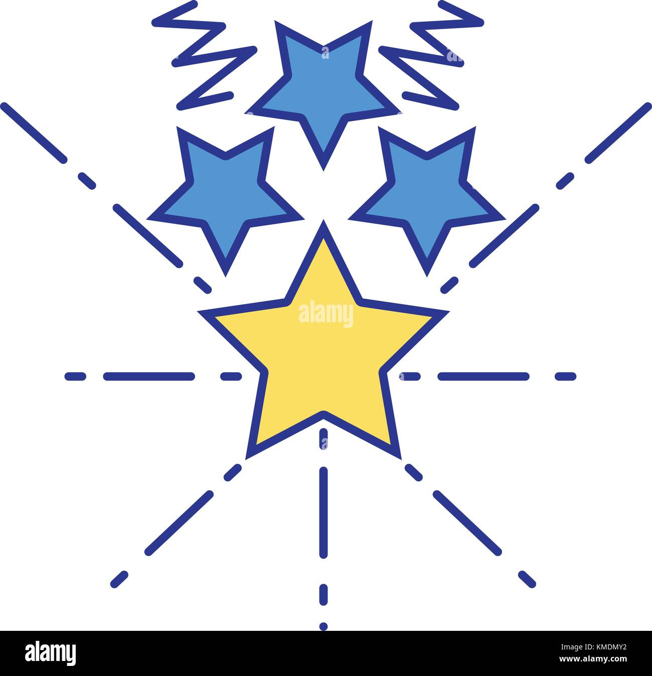 Full Color Shiny Stars Art To Sky Design Stock Vector Image And Art Alamy