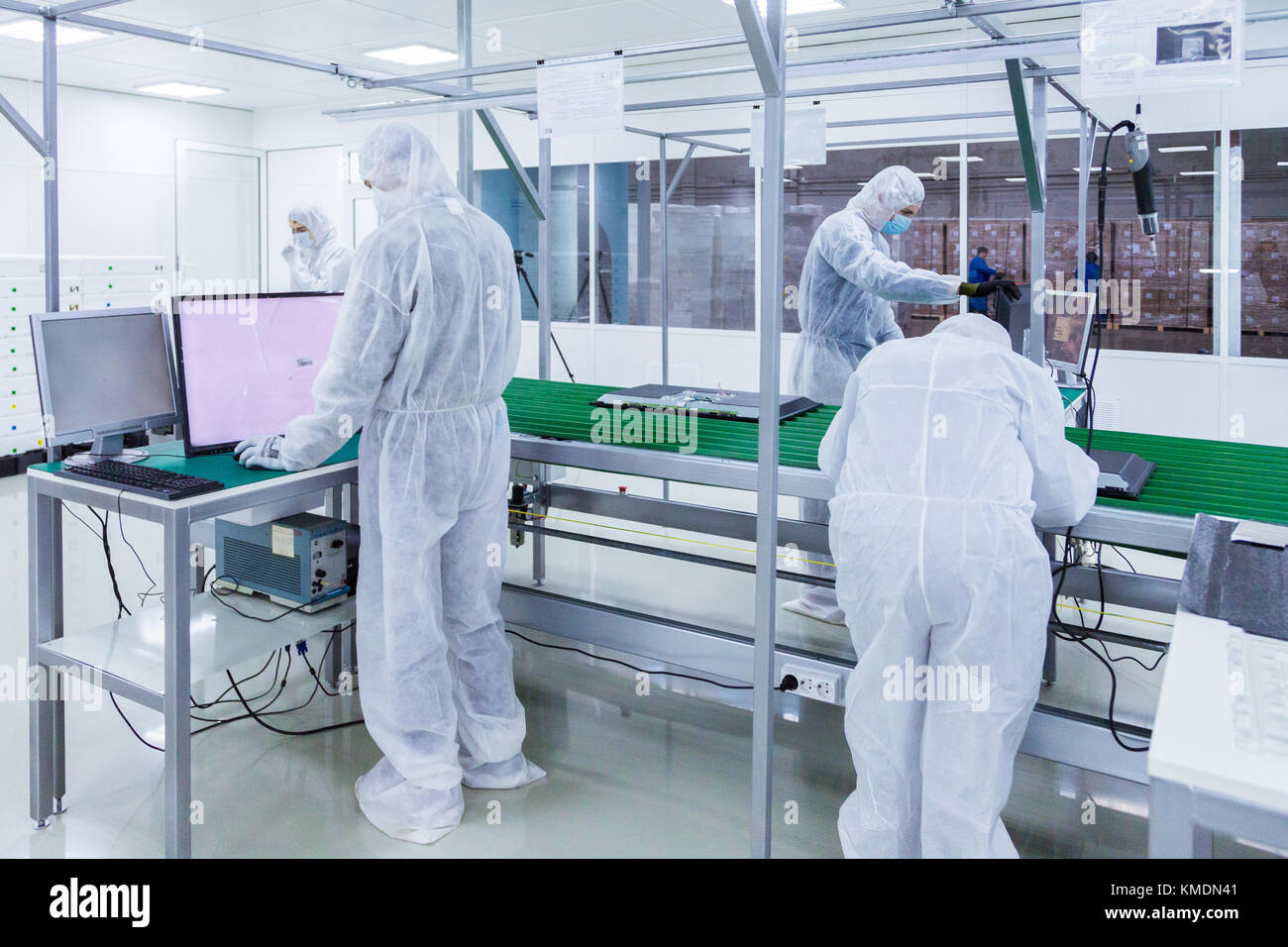 scientists working in laboratory Stock Photo - Alamy