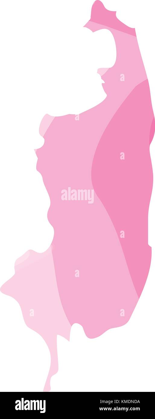 Primorsky krai political map Stock Vector Image & Art - Alamy