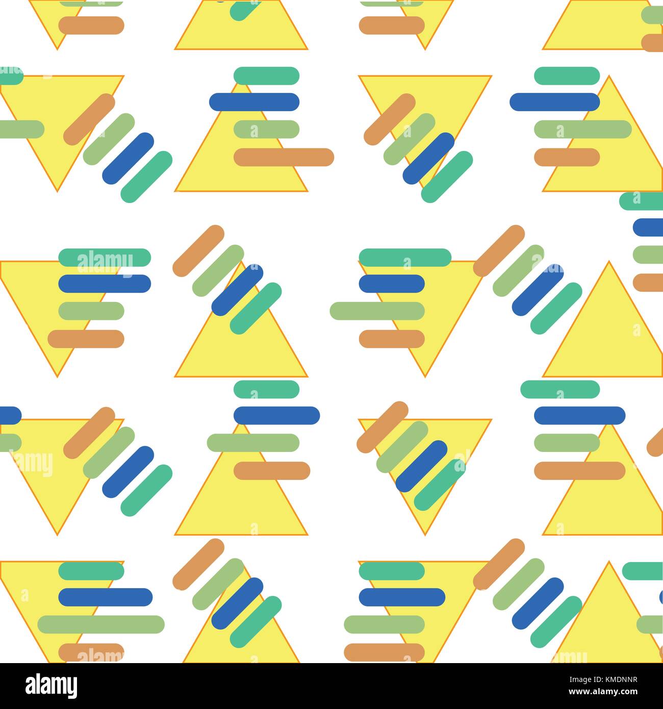 memphis triangle style figure background Stock Vector Image & Art - Alamy