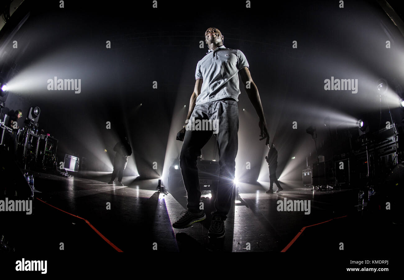 J Hus performing live on stage at his sold out show at the O2 Academy ...