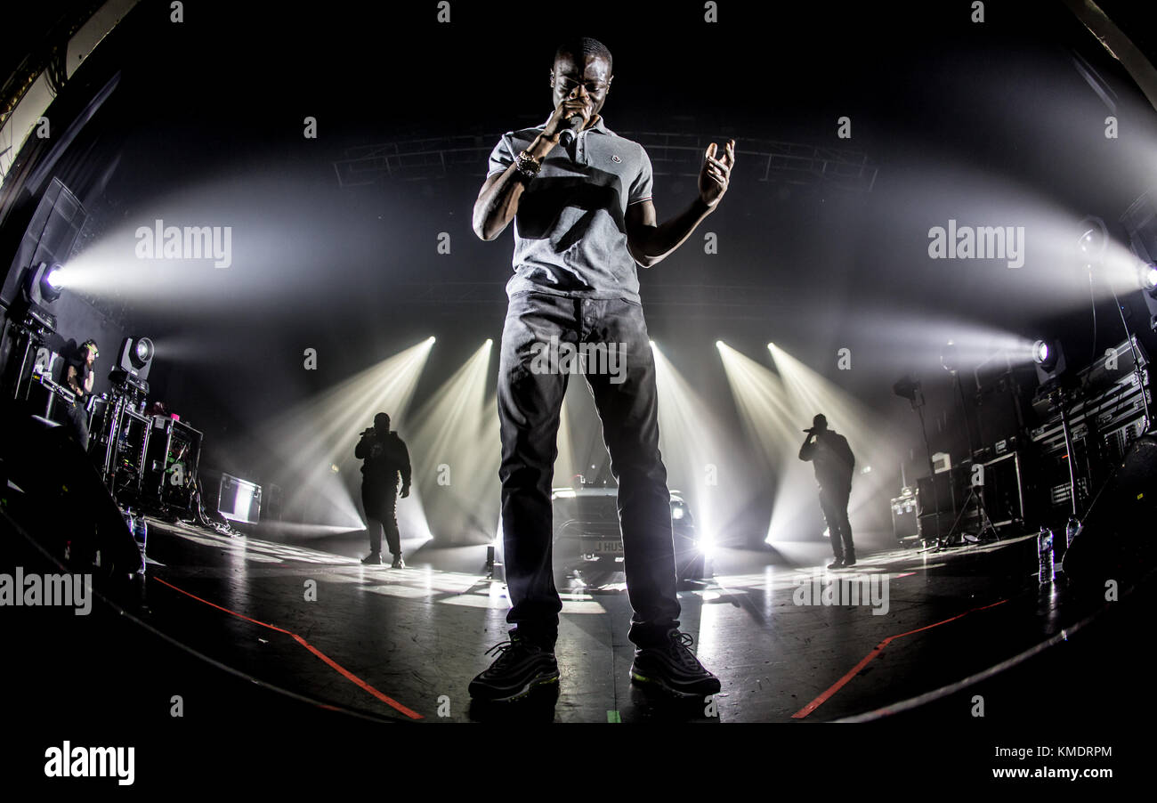 J Hus performing live on stage at his sold out show at the O2 Academy ...