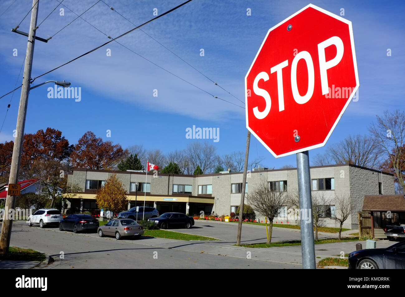 A stop sign in London, Ontario in Canada Stock Photo - Alamy