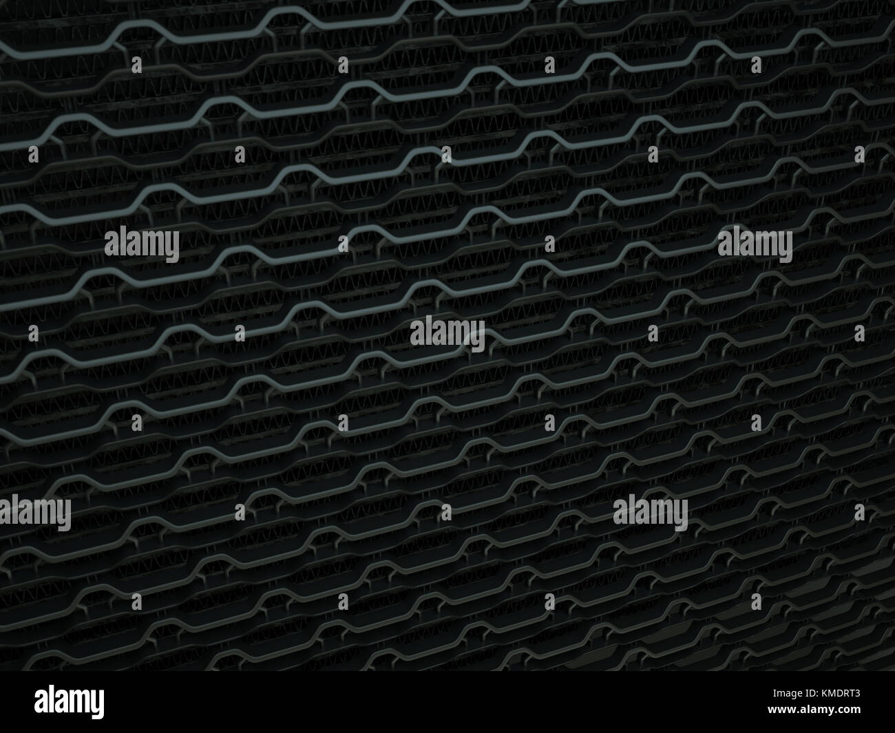 Ventilation radiator grille closeup background texture. Wavy Pattern ...