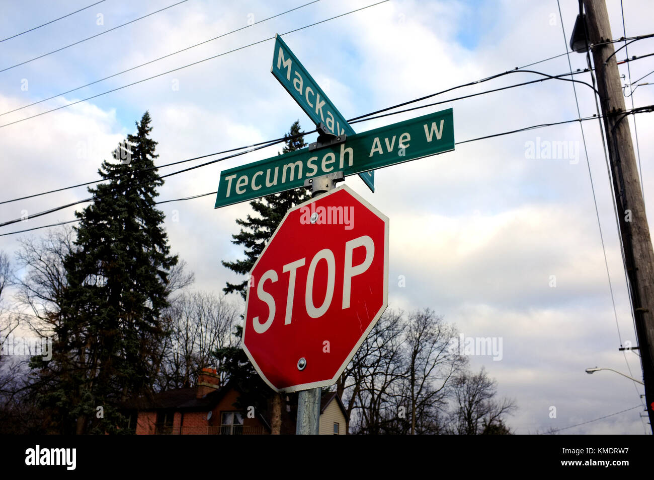 Street names hi-res stock photography and images - Alamy