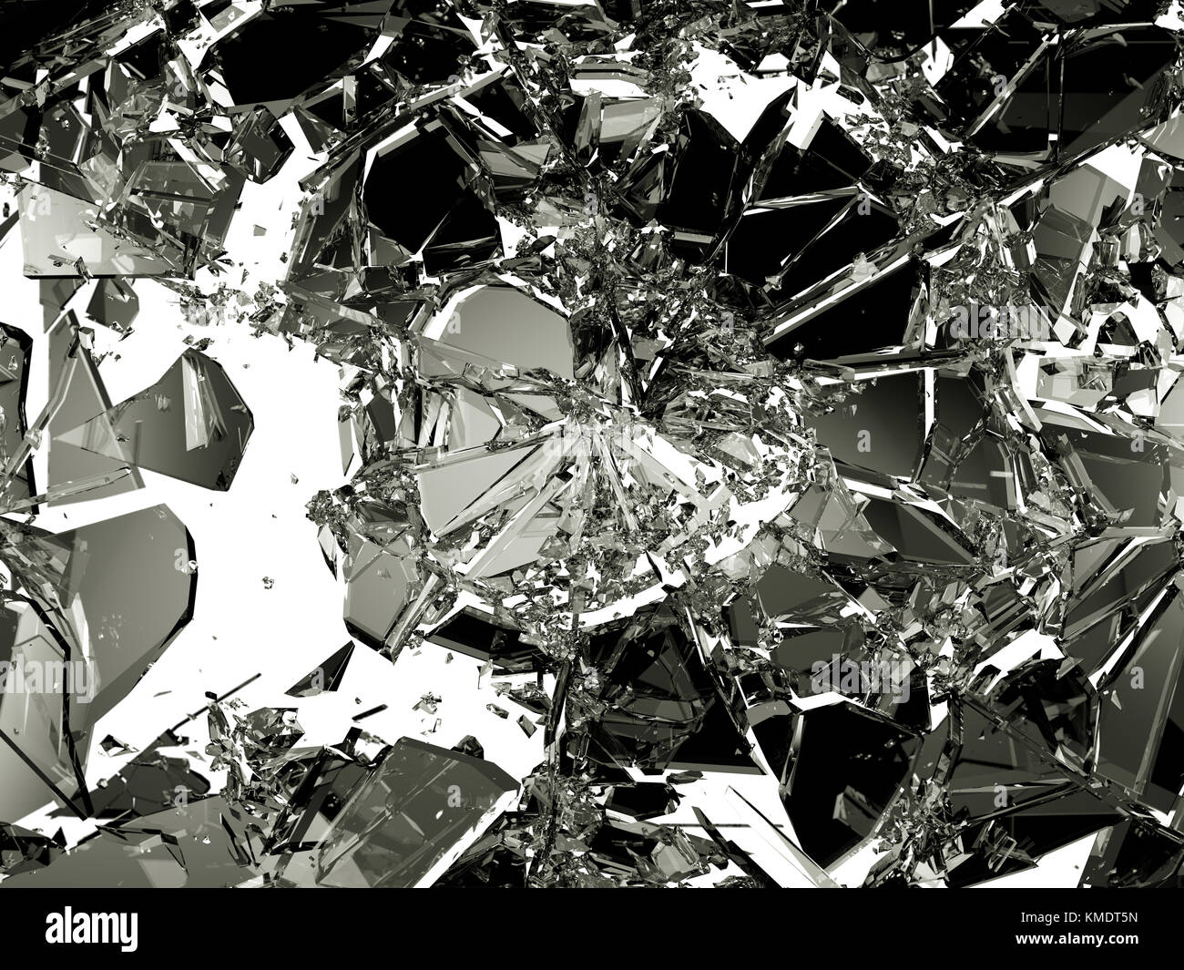 Shattered And Broken Window