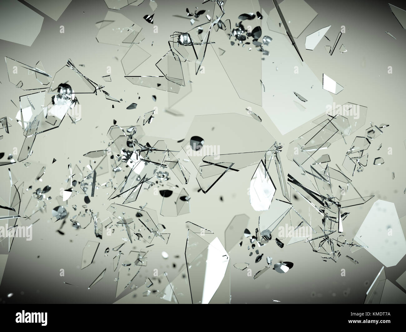 Broken and splitted glass pieces. Large resolution Stock Photo - Alamy