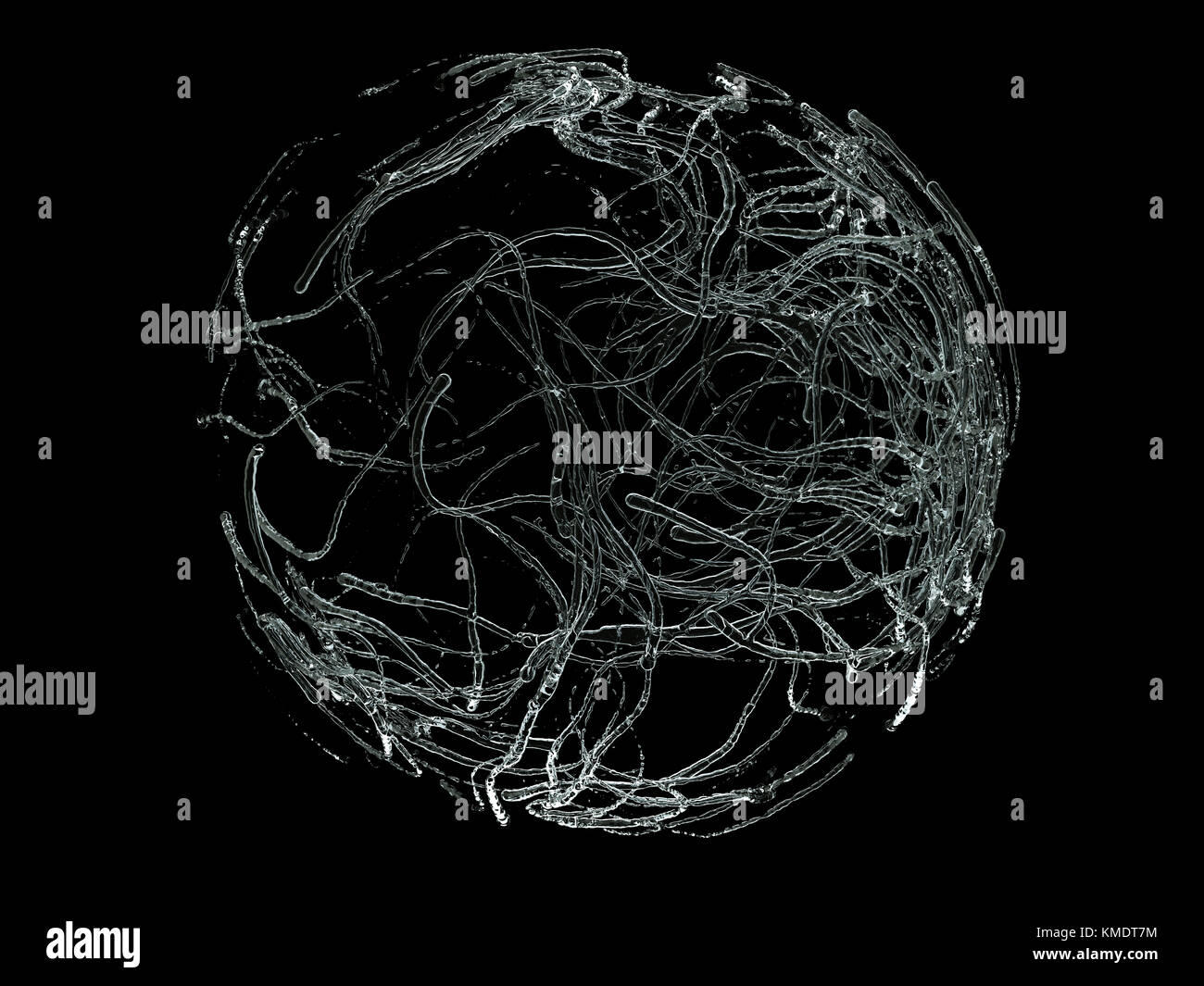 Dark fluid drops mixing and formation isolated on black Stock Photo - Alamy