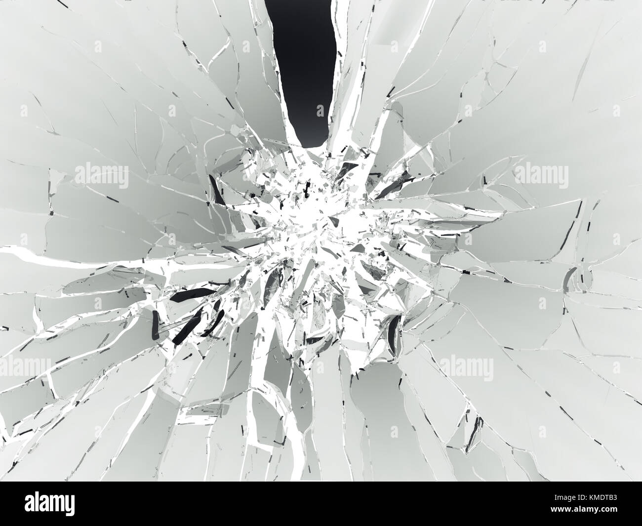 Pieces of Broken Shattered white glass. Large resolution Stock Photo ...