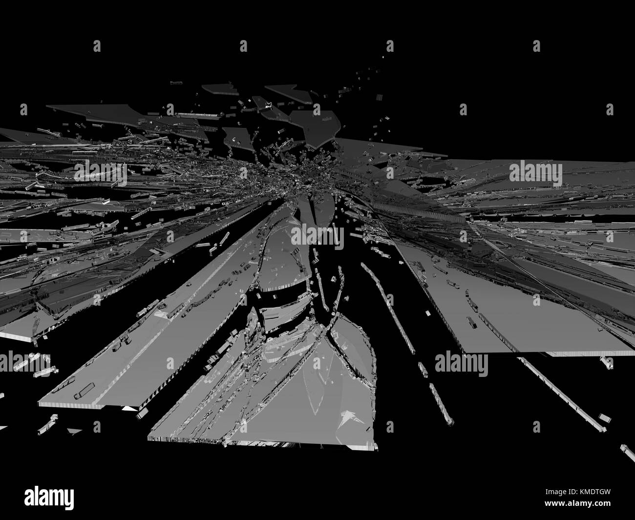 Smashed glass Black and White Stock Photos & Images - Alamy