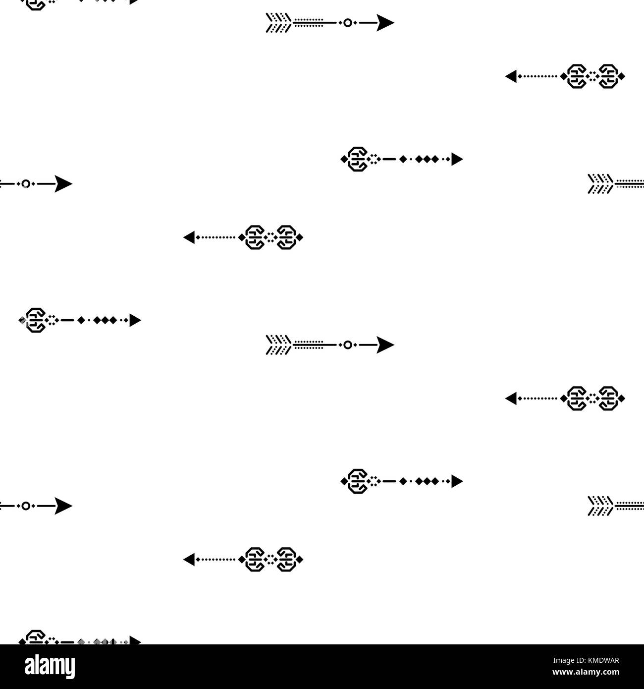 Simple arrow seamless vector pattern Stock Vector Image & Art - Alamy